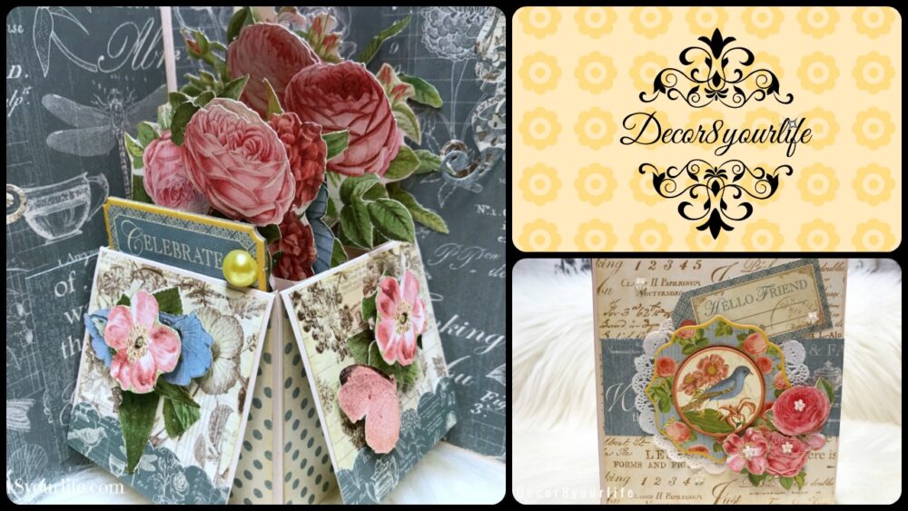 Graphic 45 Botanical Tea Pop Up Card Tutorial