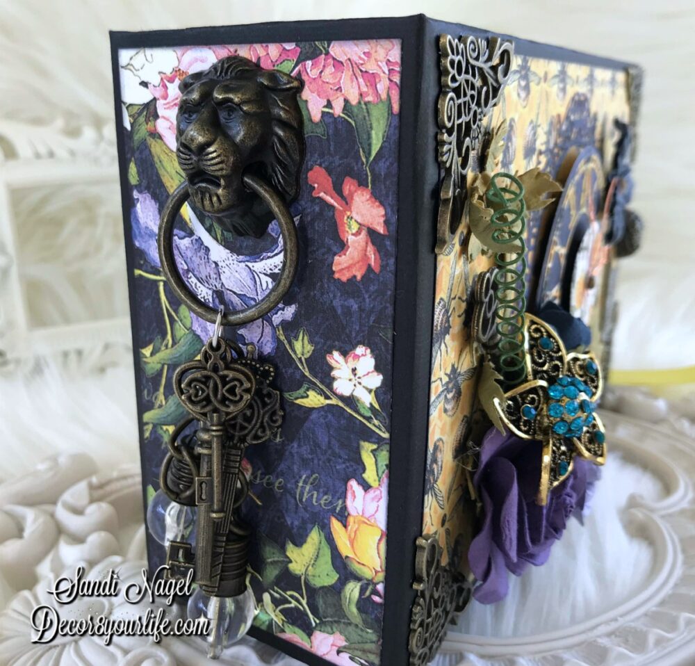 Mini Album Tutorial | Decor8yourlife.com Graphic 45 Flutter Mini Album