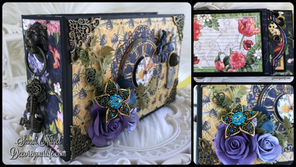 Mini Album Tutorial | Decor8yourlife.com Graphic 45 Flutter Mini Album