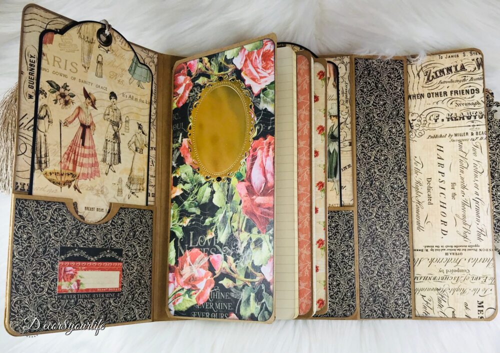 Graphic 45 Travelers Notebook | Decor8yourlife.com Love Notes, A Ladies ...