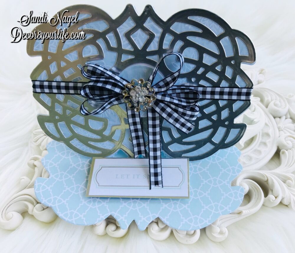Easel Card Tutorial for Beginners | Decor8yourlife.com Spellbinders APG ...