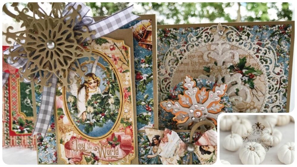 Graphic 45 Z-Fold Pop Up Christmas Card Tutorial | Decor8yourlife.com ...