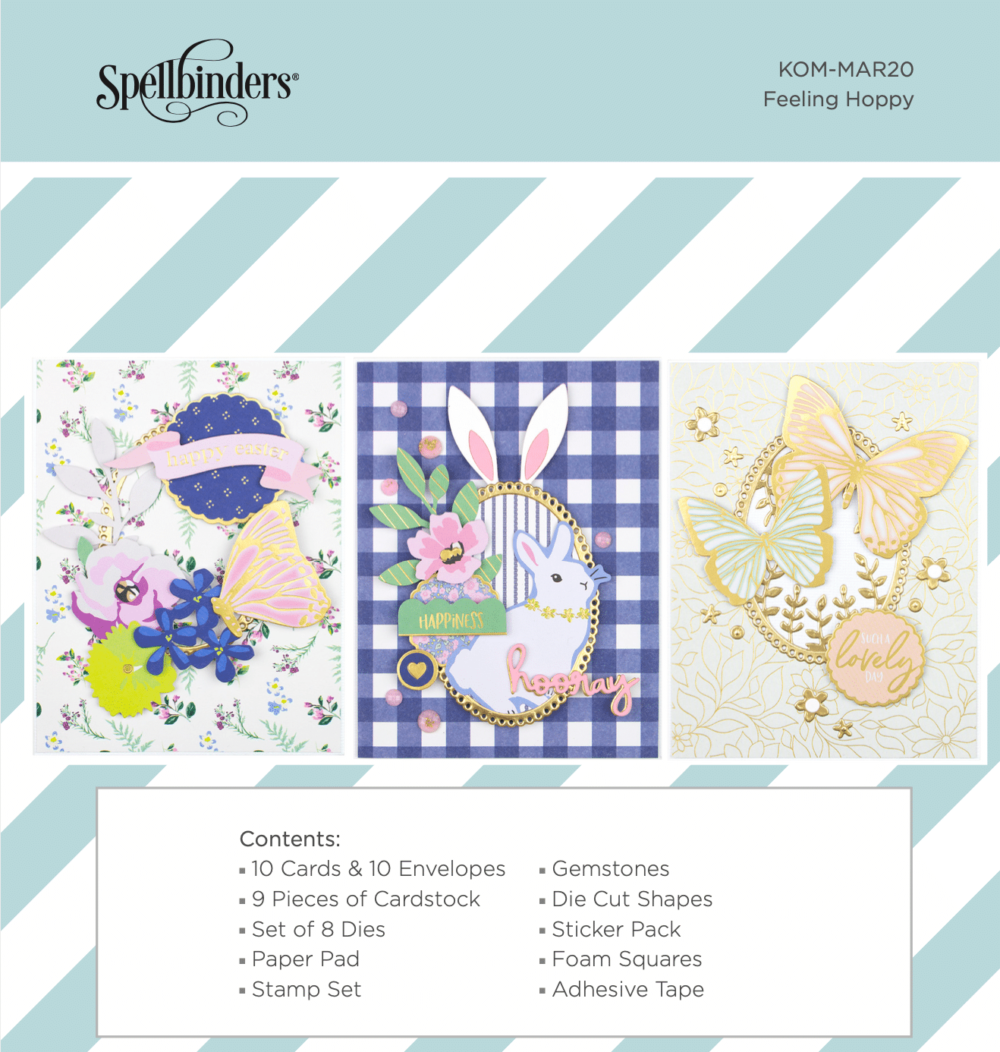 Spellbinders Club Kits March | Card Making Handmade DIY Ideas