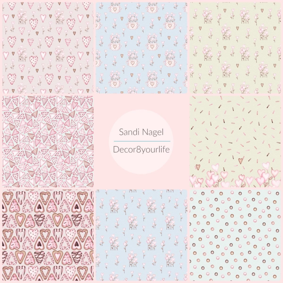 Scrapbook Paper Collection Sweet Patterns | Card Making | DIY Crafts