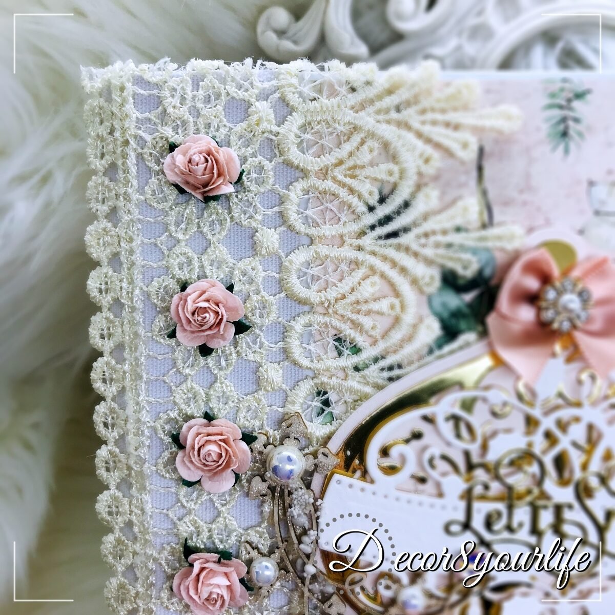 Christmas Mini Album Cover Tutorial | YouTube Craft Video Tutorial