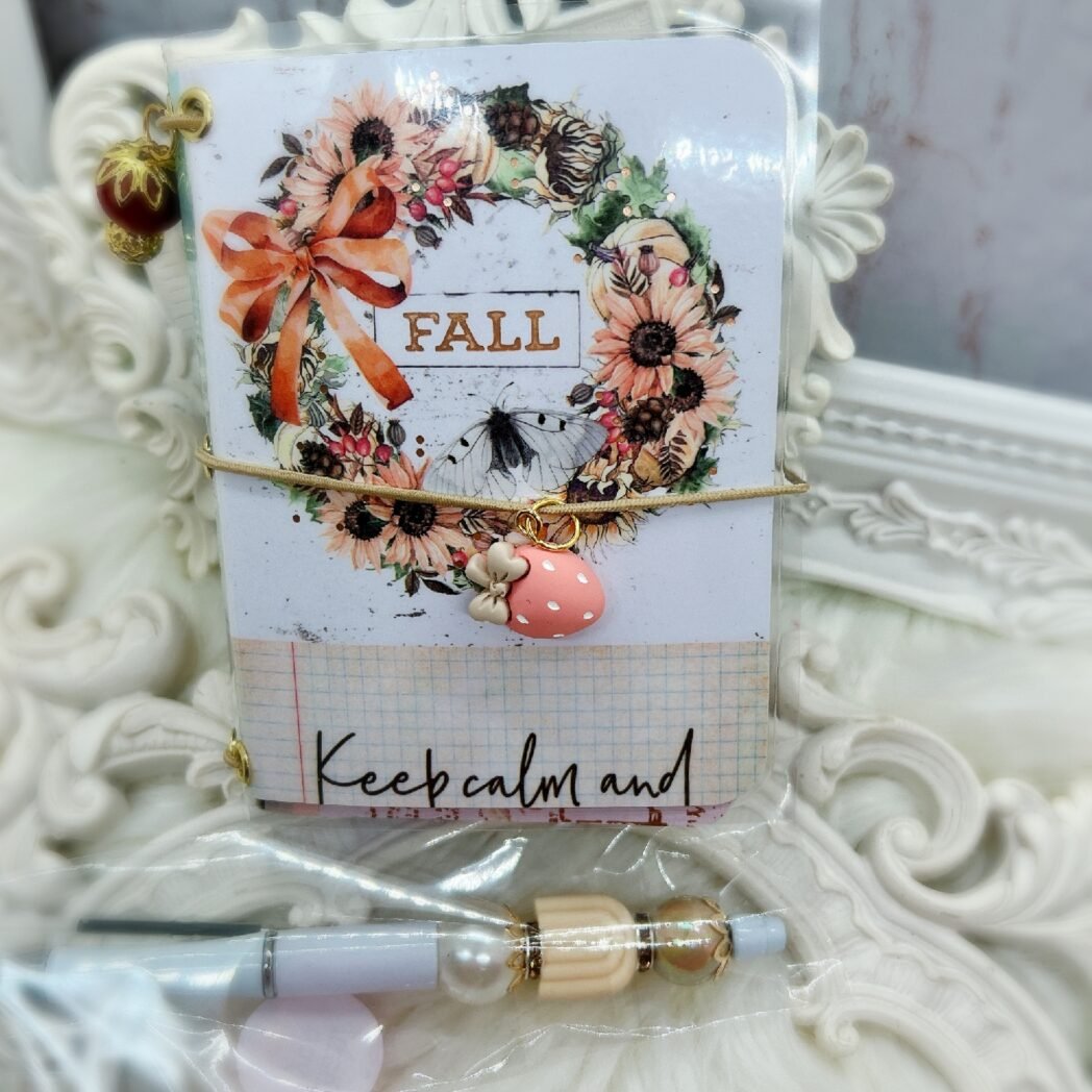 Micro Traveler's Notebook with Beaded Pen