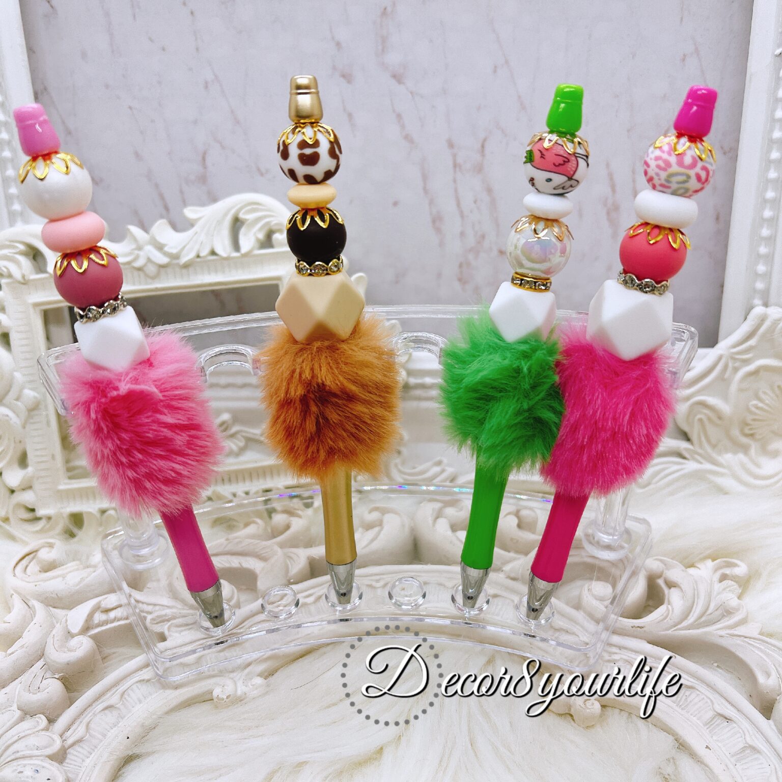 Elegant Functional Beaded Ballpoint Pen | Decor8yourlife.com