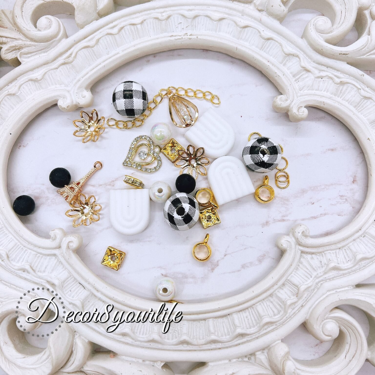 White Floral Embroidered Trim | Decor8yourlife.com