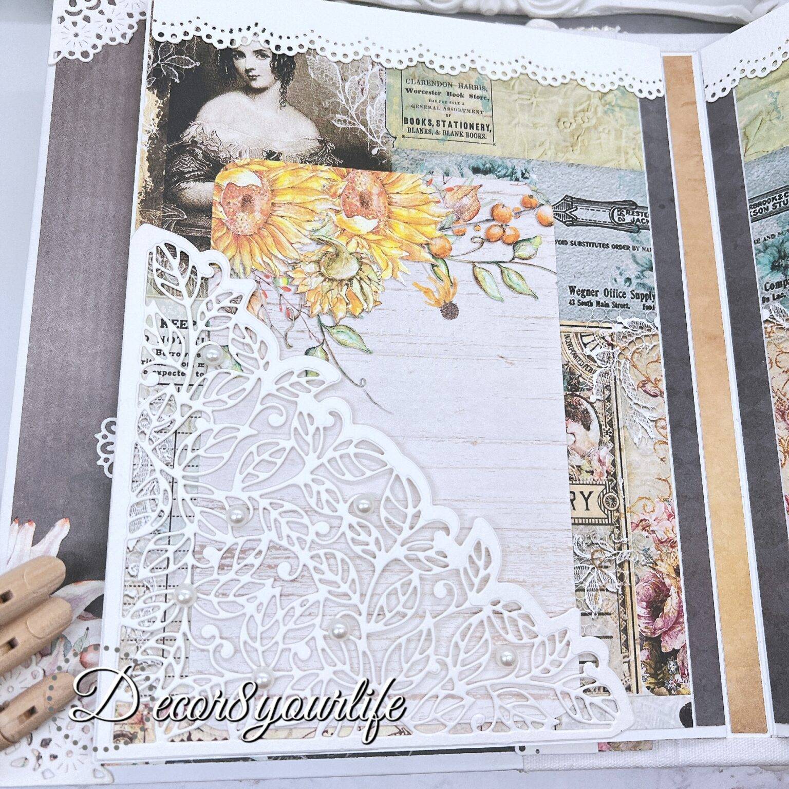 One of a Kind Handmade Mini Album | Interactive Scrapbook Photo