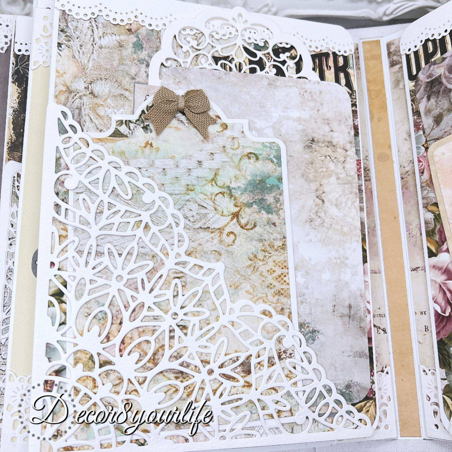 One of a Kind Handmade Mini Album | Interactive Scrapbook Photo