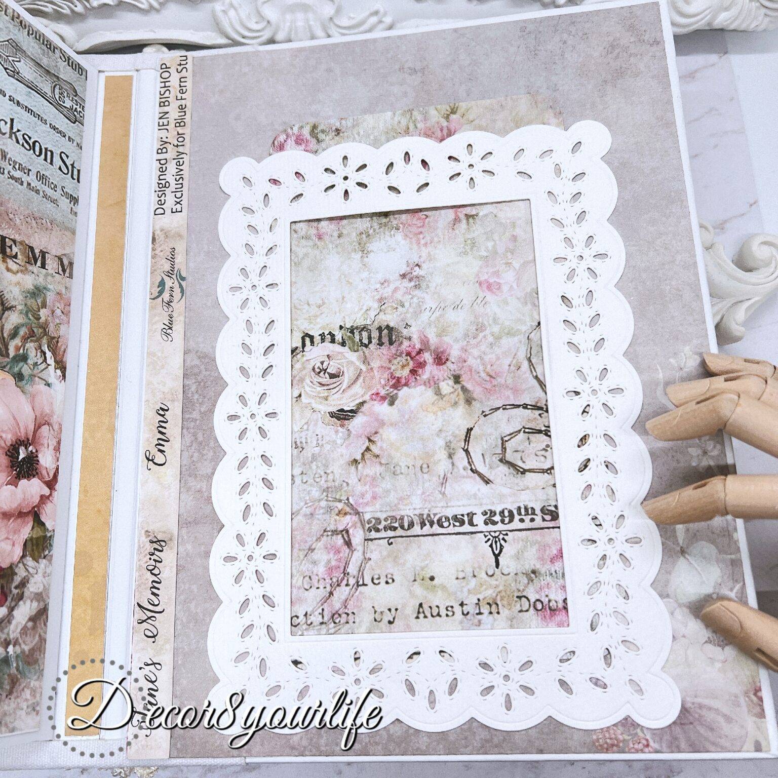 One of a Kind Handmade Mini Album | Interactive Scrapbook Photo
