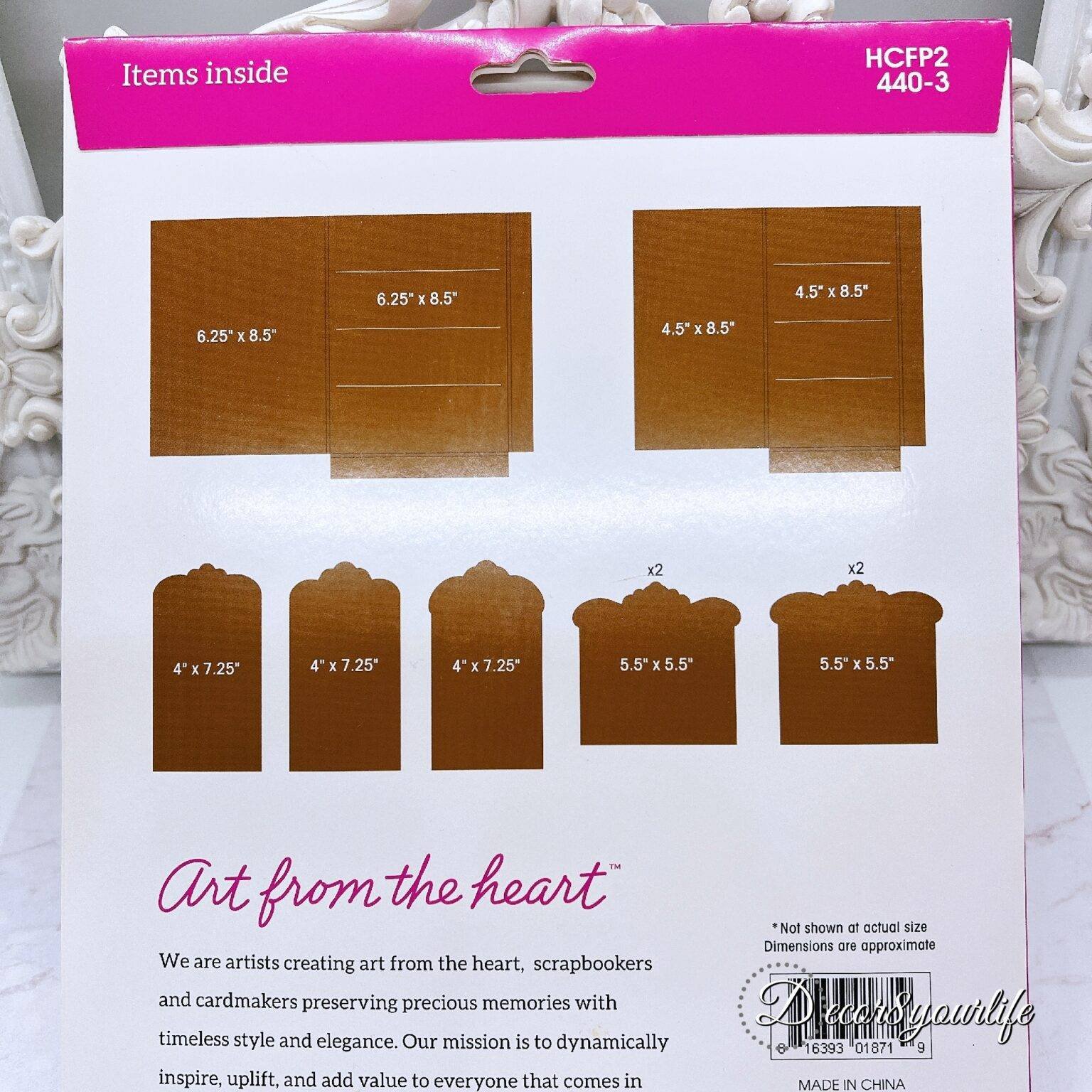 Heartfelt Creations Pocket and Flip-Fold Inserts | Decor8yourlife.com