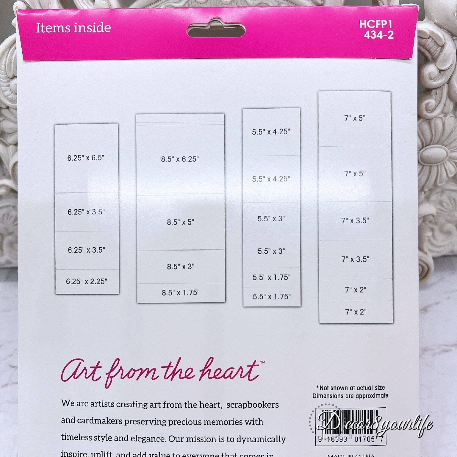 Heartfelt Creations Pocket and Flip-Fold Inserts | Decor8yourlife.com