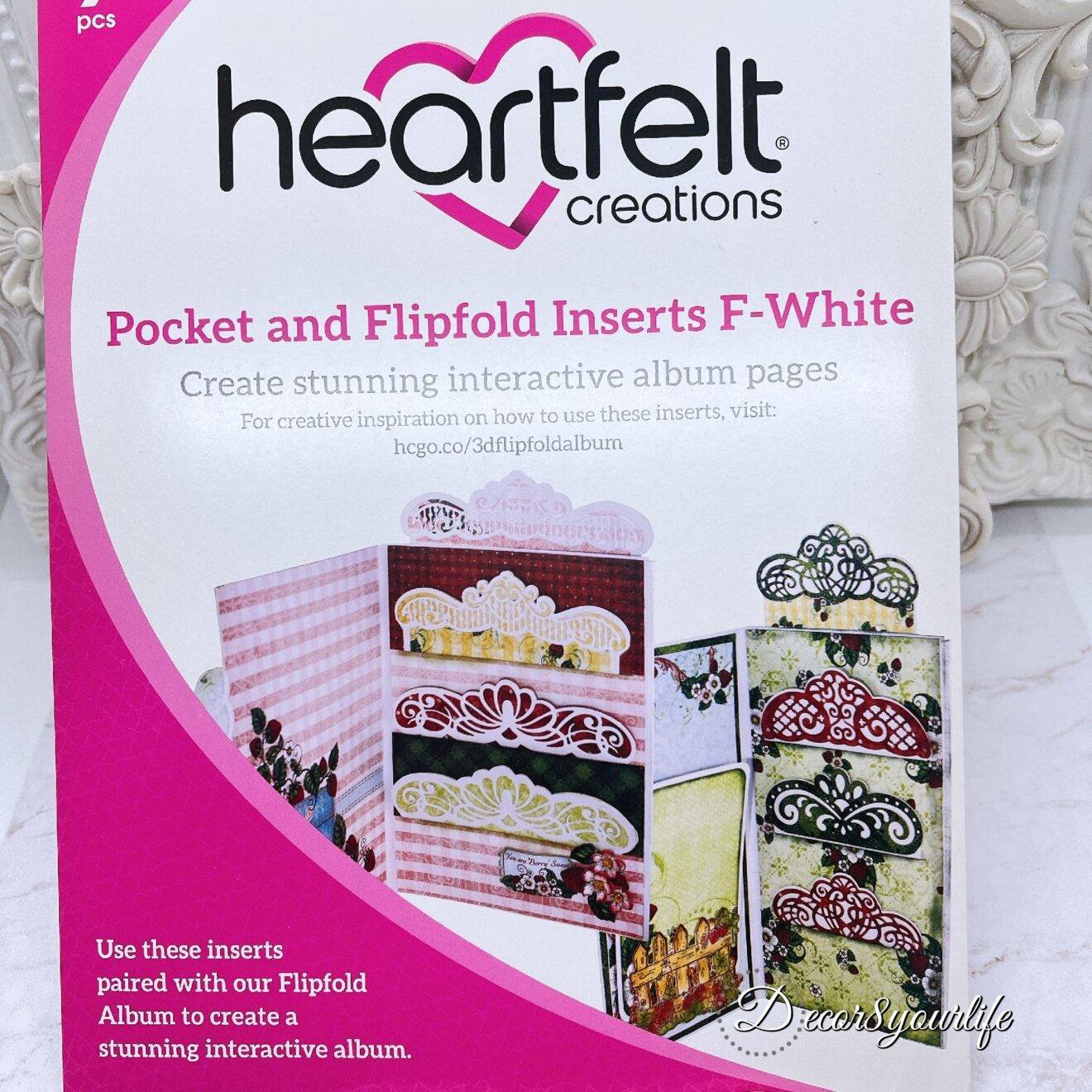 Heartfelt Creations Pocket and Flip-Fold Inserts | Decor8yourlife.com