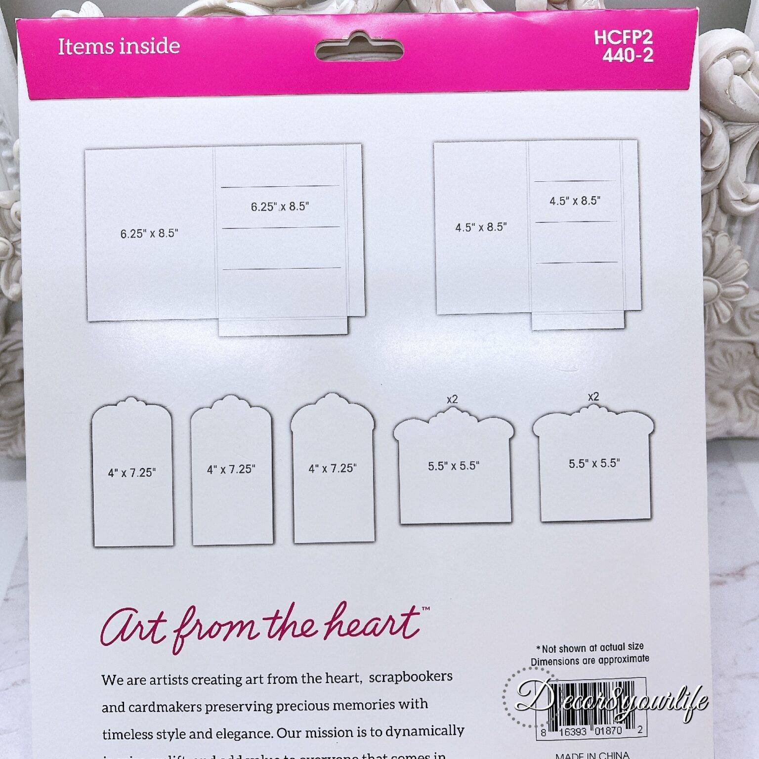 Heartfelt Creations Pocket and Flip-Fold Inserts | Decor8yourlife.com