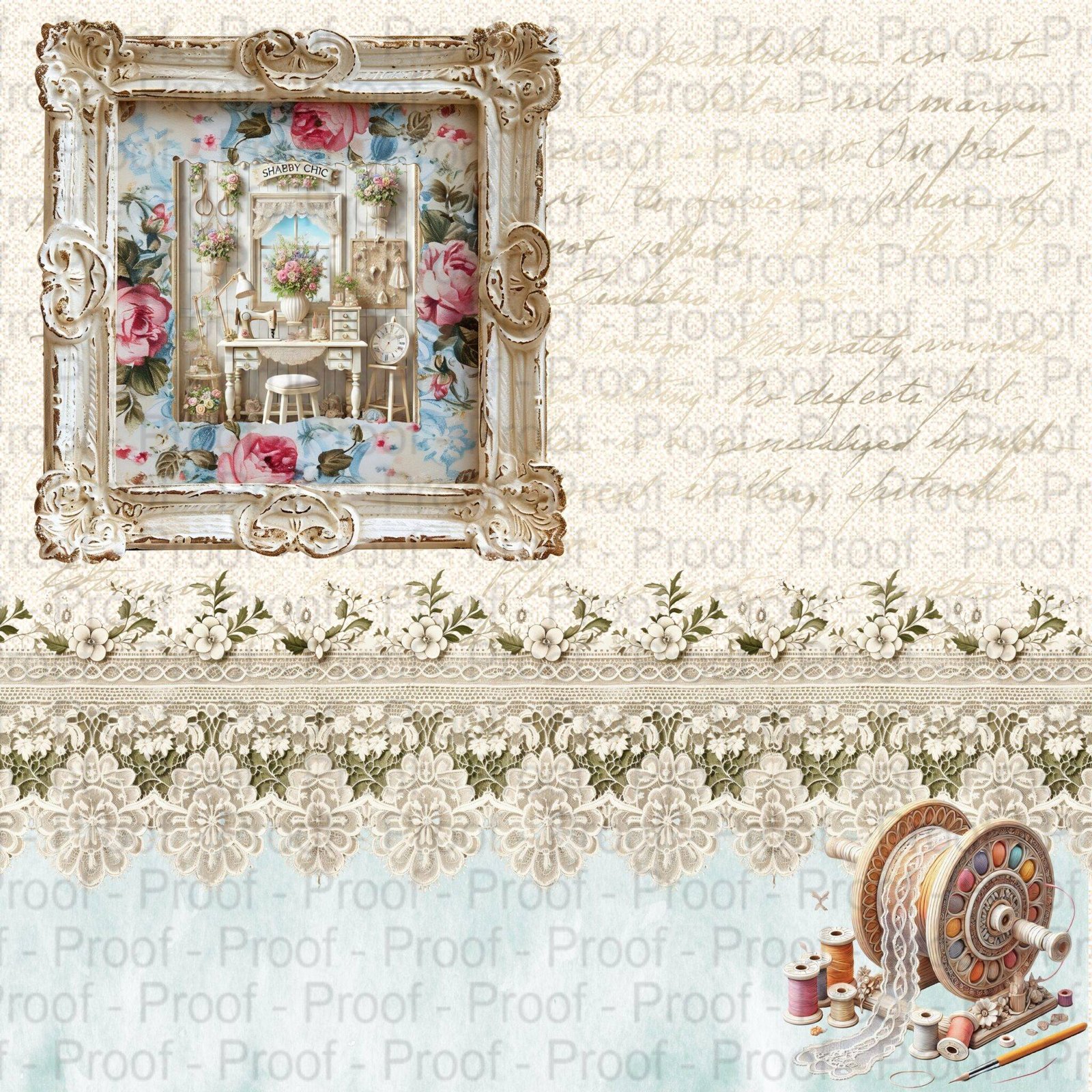 Scrapbook Paper Sew Much Fun Small Paper Pack | Craft Supplies