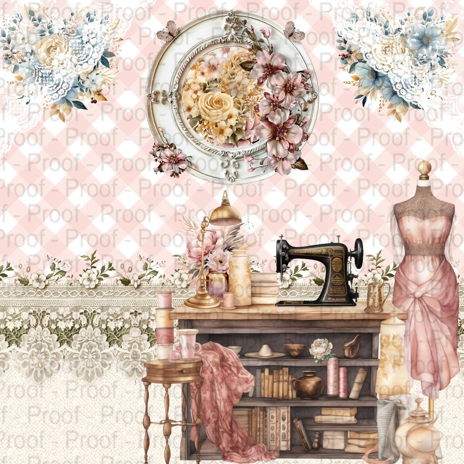 Scrapbook Paper Sew Much Fun Small Paper Pack | Craft Supplies